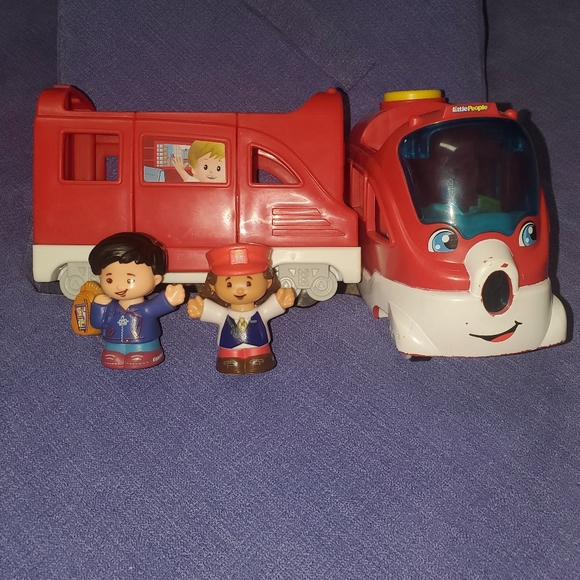 Fisher-Price | Toys | Fisherprice Little People Train Set Red | Poshmark